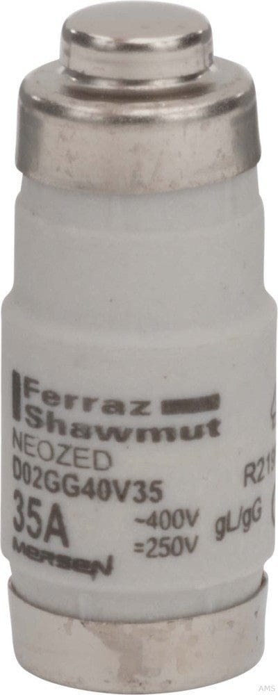 LINDNER NEOZED 35A Fast-Acting E18 Fuse Link - 400V (D02 1701.035 ...