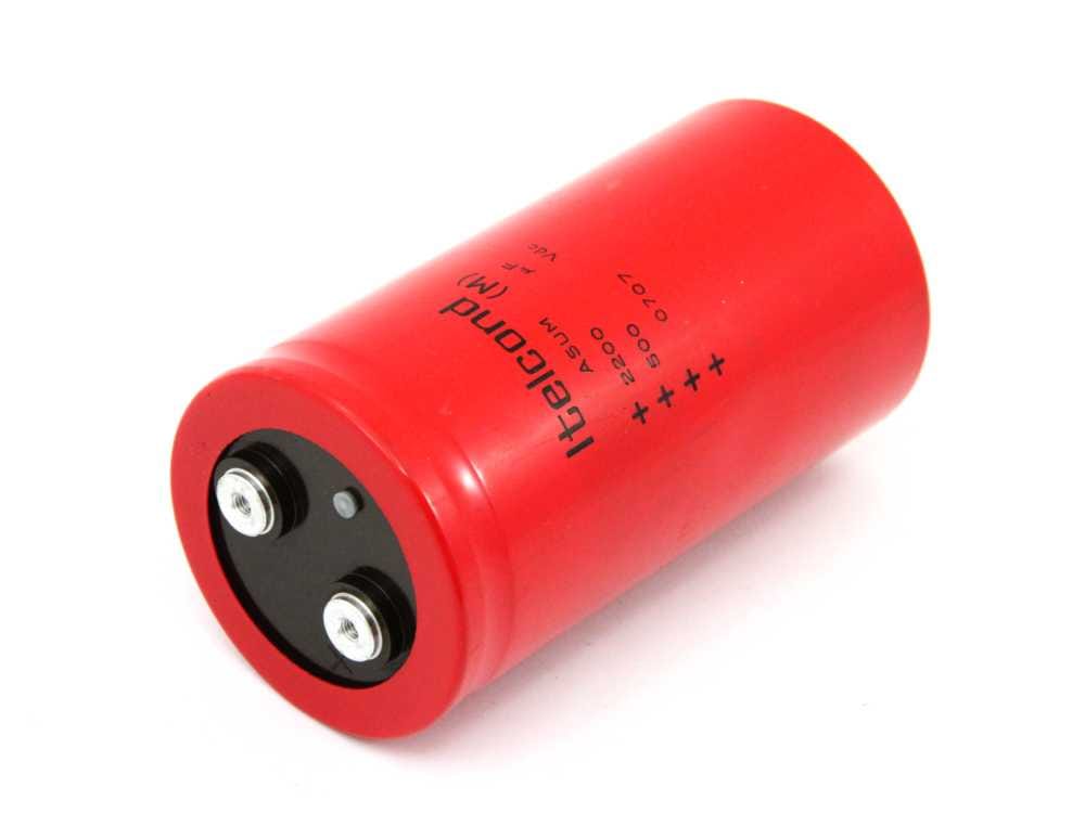 Itelcond ASUM 2200µF 500V Aluminum Electrolytic Capacitor, High Voltag ...