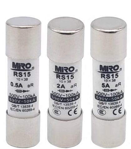 MIRO RS15 aR 12A 500V/690V Fuses (12 Pieces) – Apexon Solutions LLC