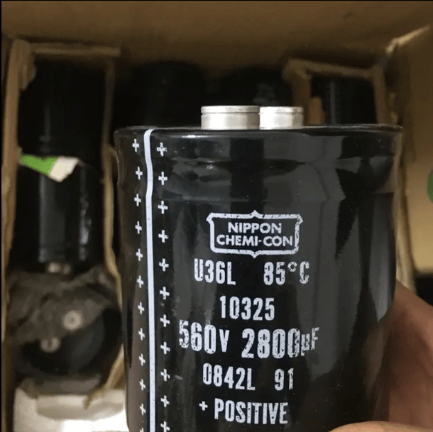 NIPPON CHEMI-CON U36L 10325 560V 2800UF Capacitor (12Pieces) – Apexon ...
